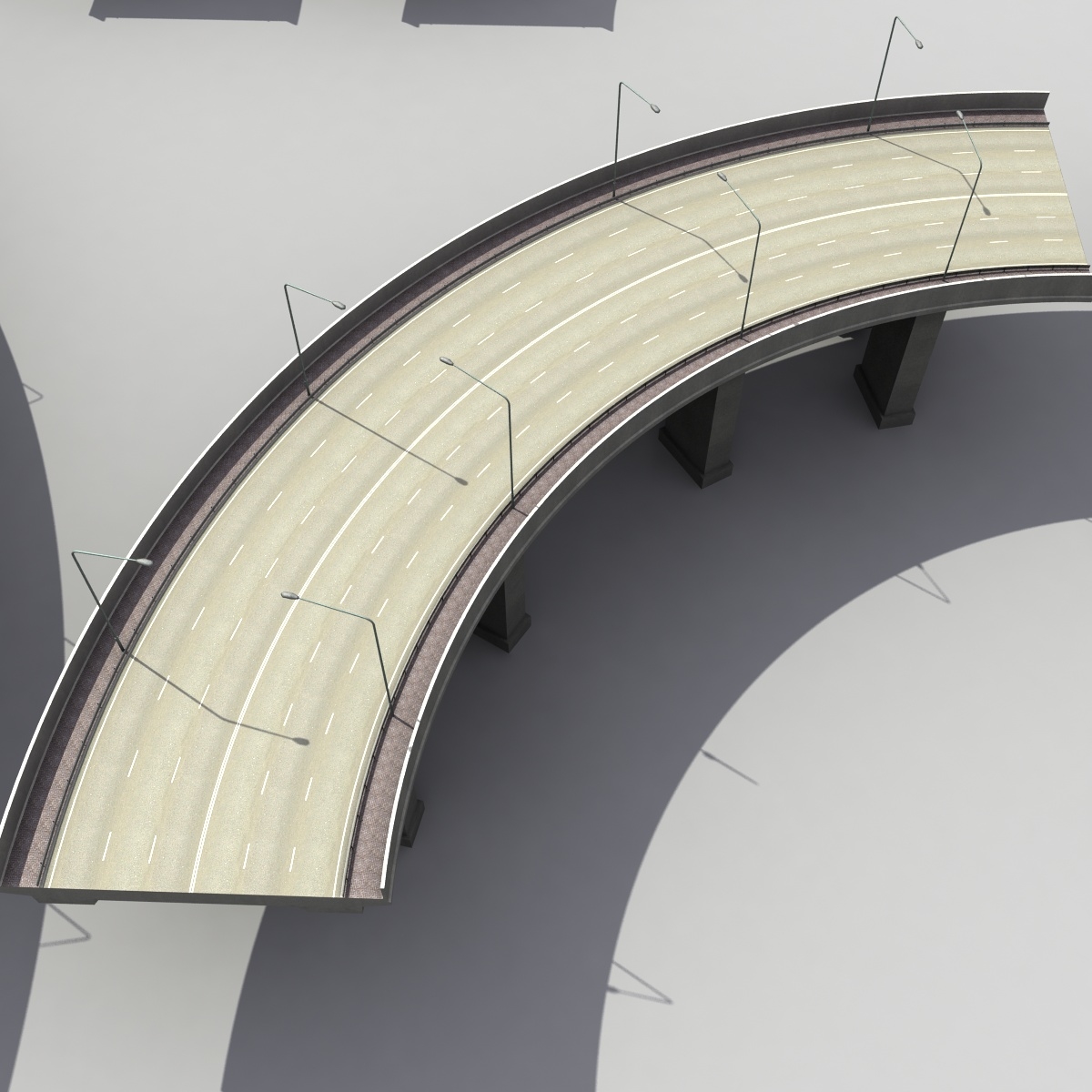 highway freeway 3d model