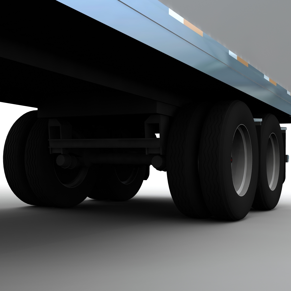 3d 53ft trailer truck