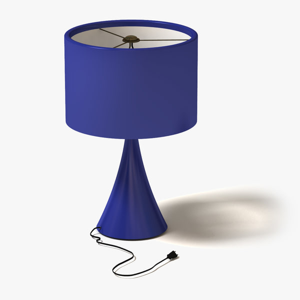 lwo lamp modern blue