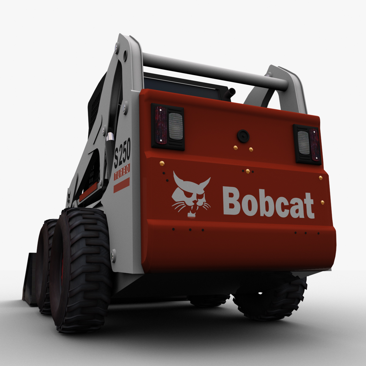 bobcat skidsteer work 3d ma