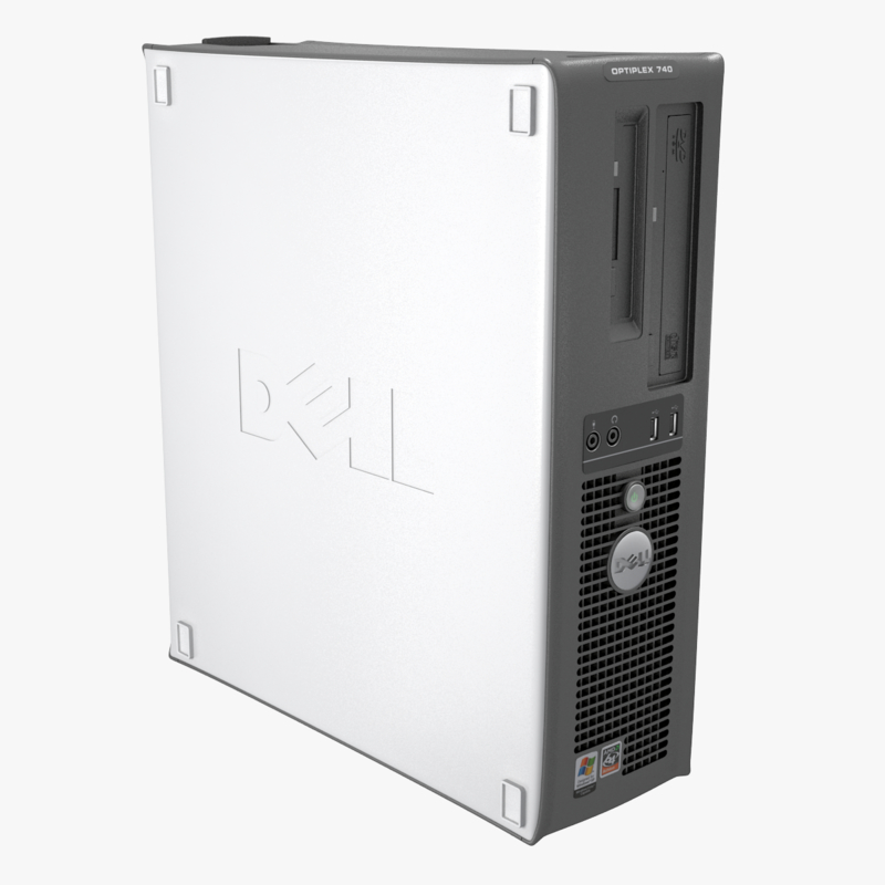 3d dell optiplex desktop computer model