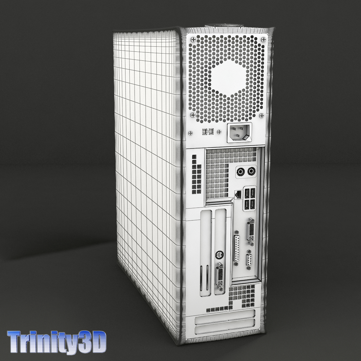 3d dell optiplex desktop computer model