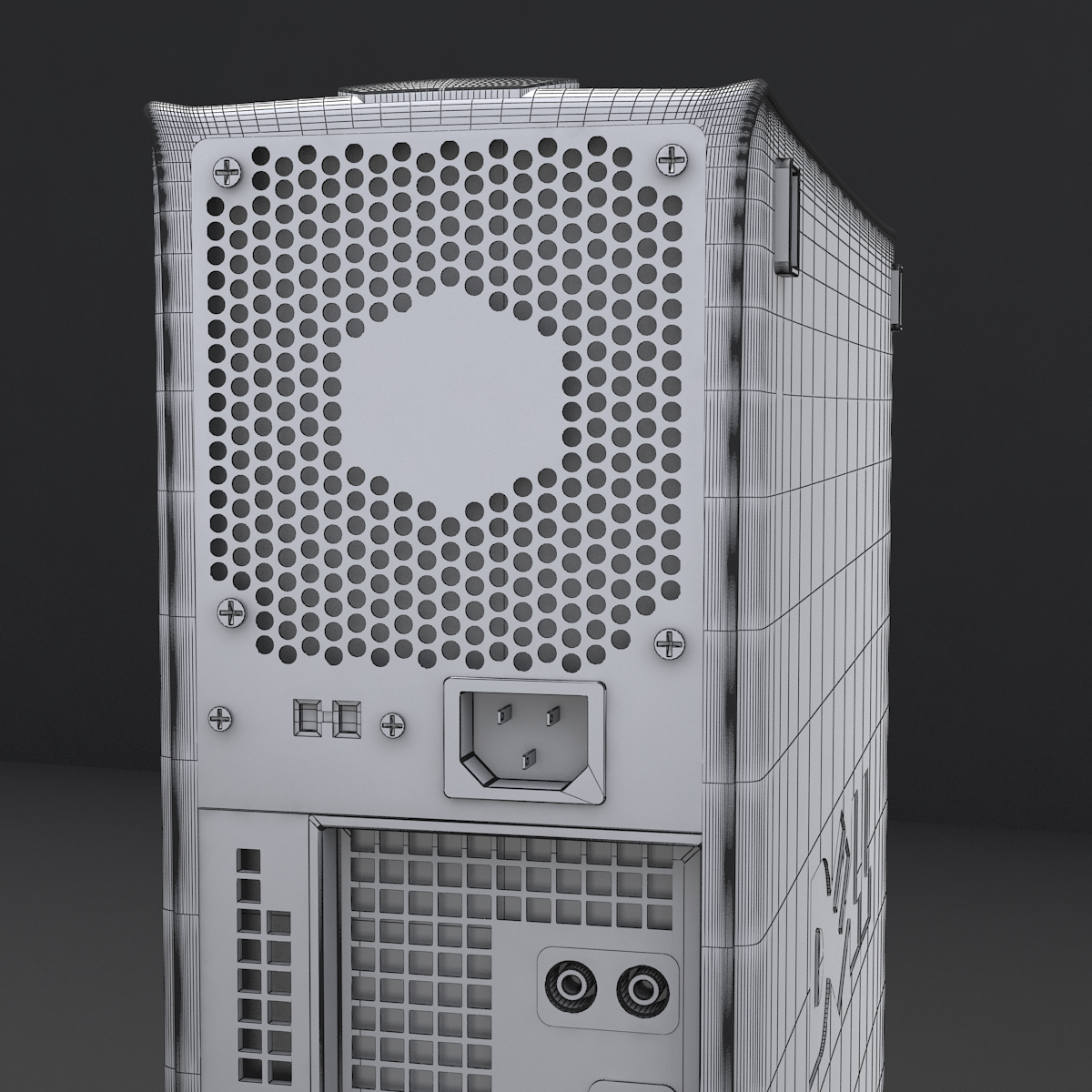 3d dell optiplex desktop computer model