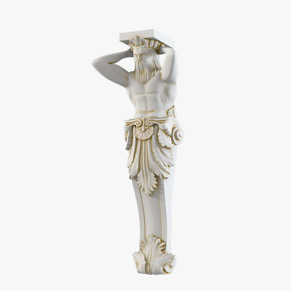 atlas sculpture 3d model