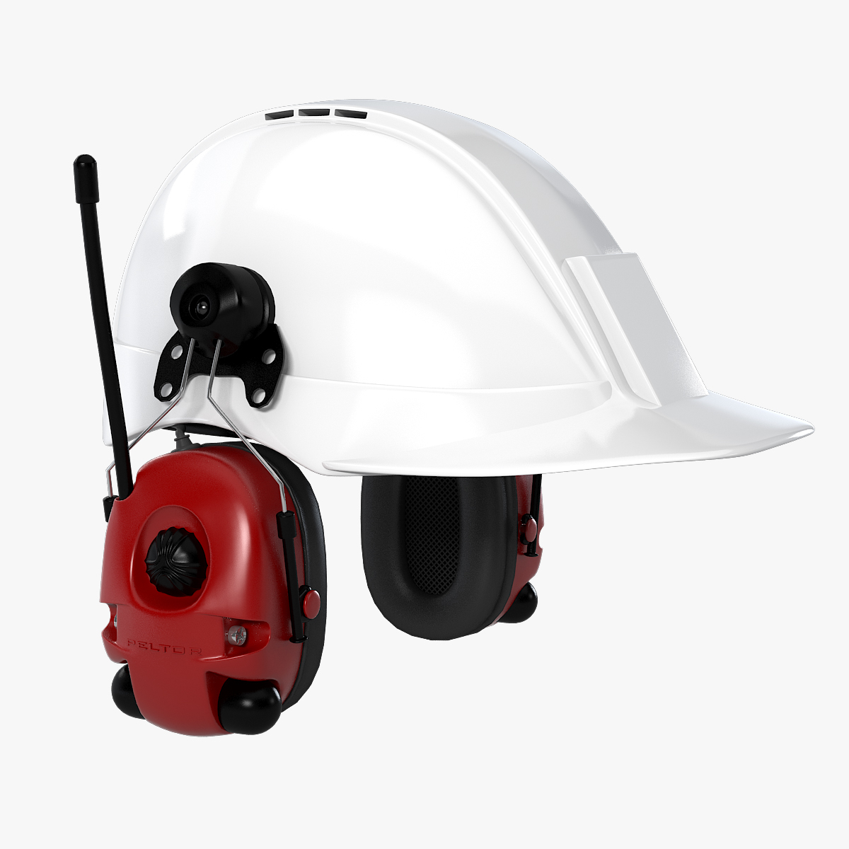 Hard Hat 1 EA Case & Alerta Headset Modelo 3D - TurboSquid 683276