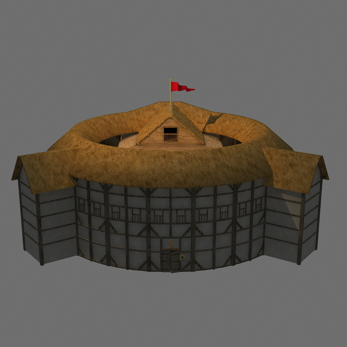 globe theatre 3d model