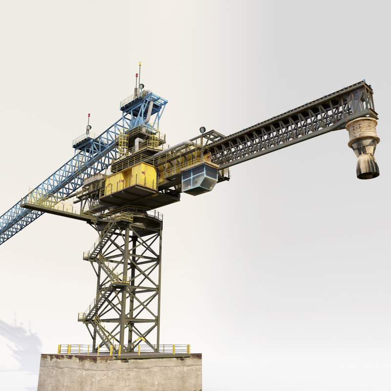 3d ship loader model