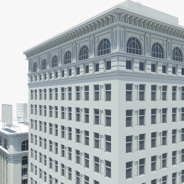 city buildings 3d model