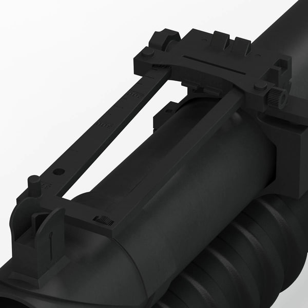 grenade launcher ex-41 3d max