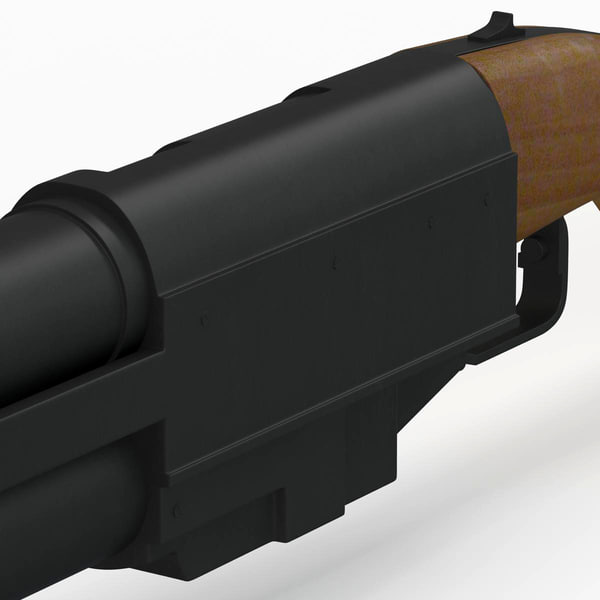 grenade launcher ex-41 3d max