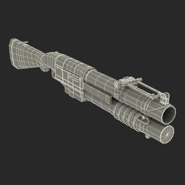 grenade launcher ex-41 3d max