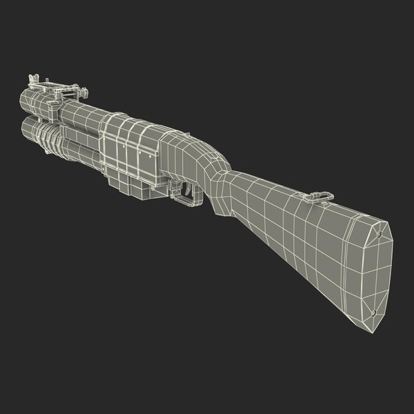 grenade launcher ex-41 3d max