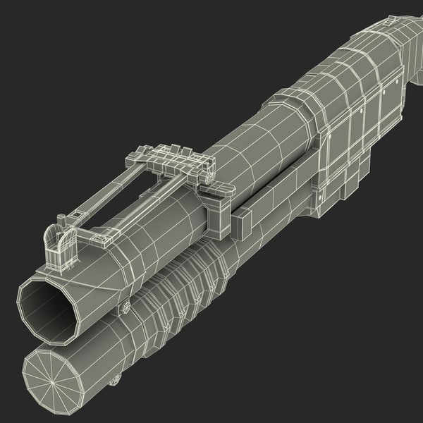 grenade launcher ex-41 3d max