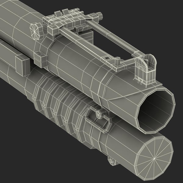 grenade launcher ex-41 3d max
