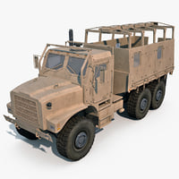 armored oshkosh mtvr amk23 3d max