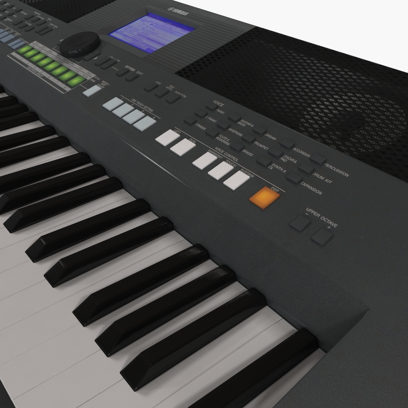 yamaha psr s650 keyboard 3d 3ds