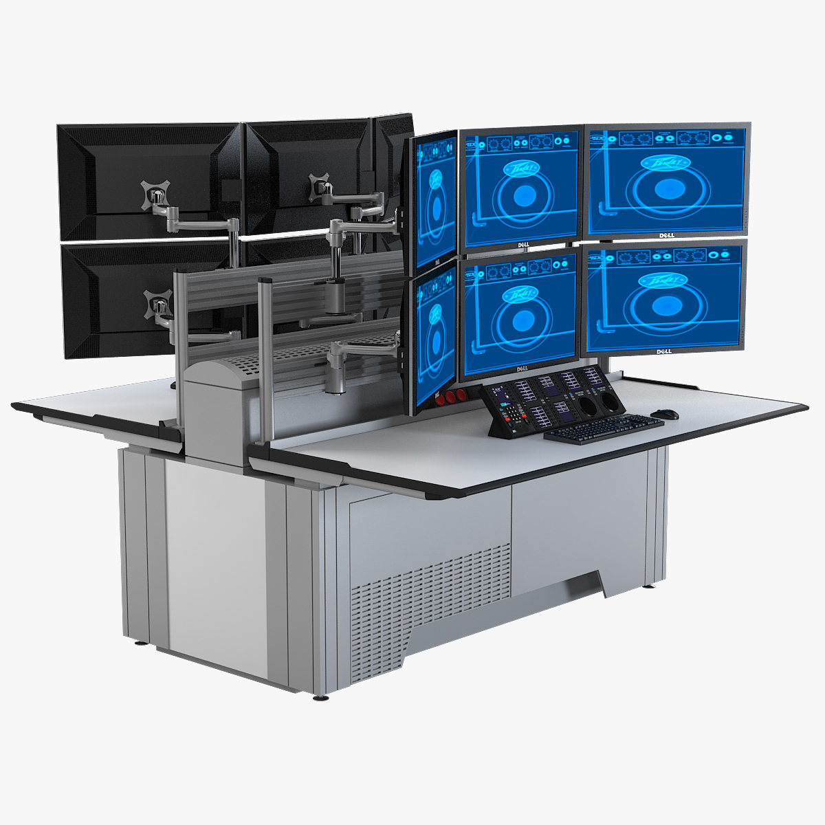 sbfi trading desk 3d max