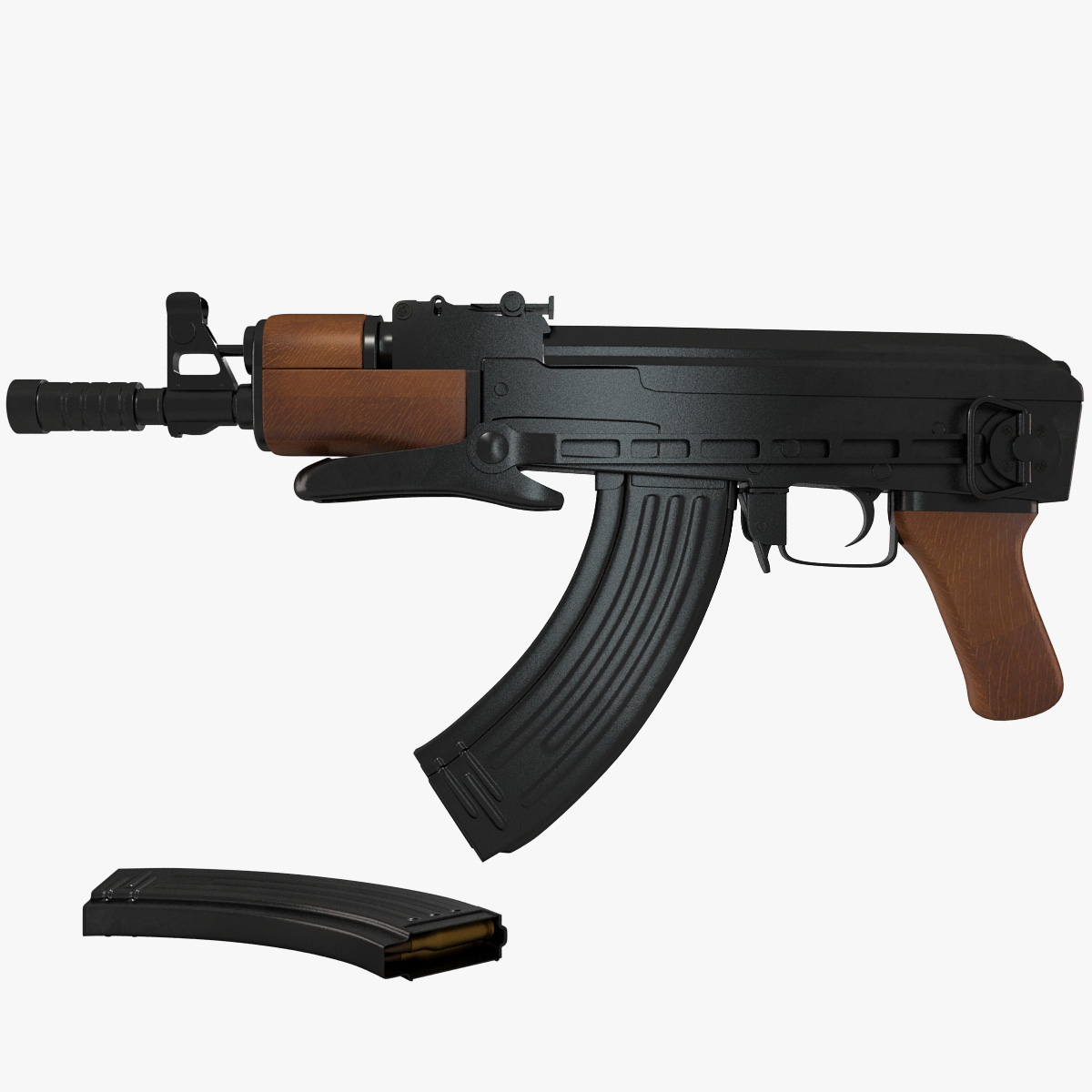 3d ak-47 compact model