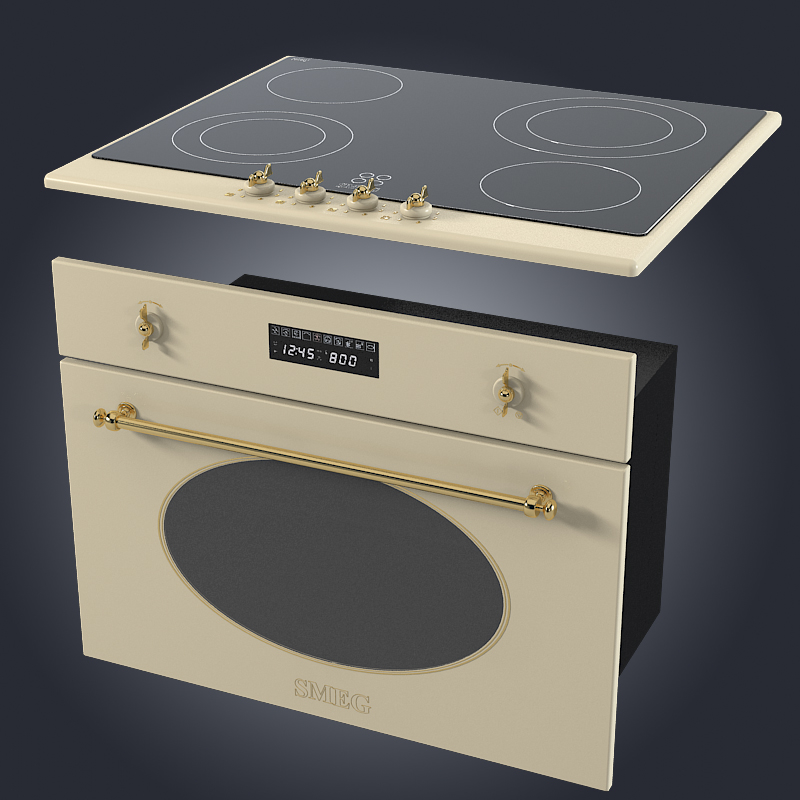 max smeg kitchen cooktop