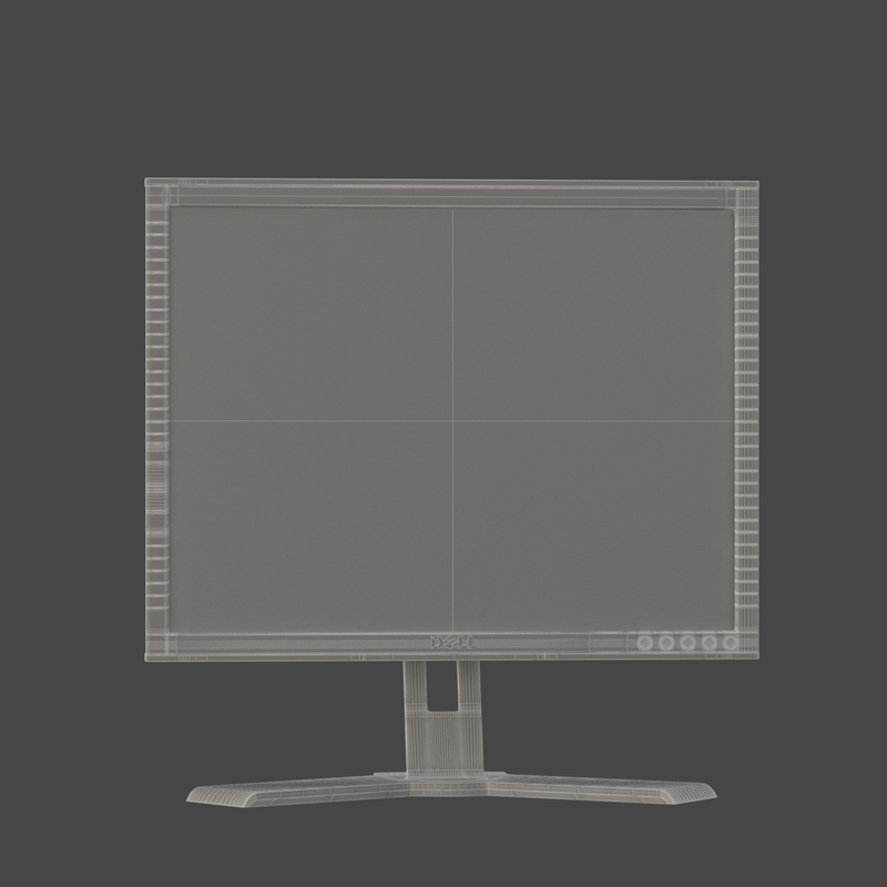 3d max monitor dell 2007 fp