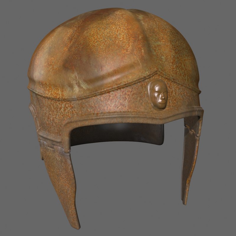 attic helmet 3d max