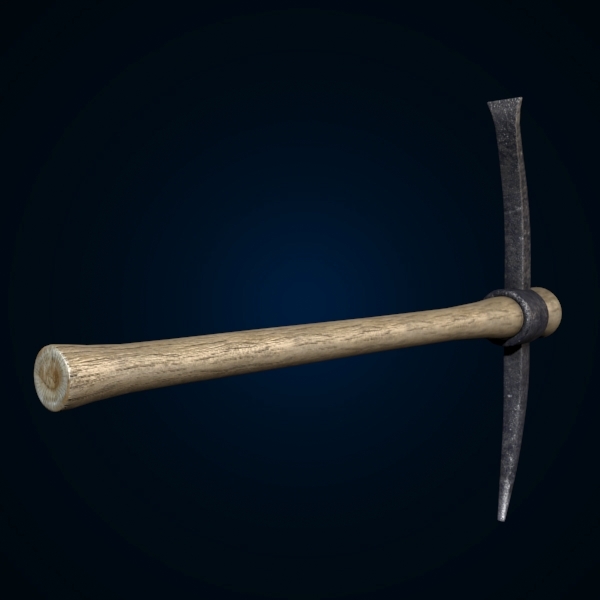 pickaxe pick axe 3d max