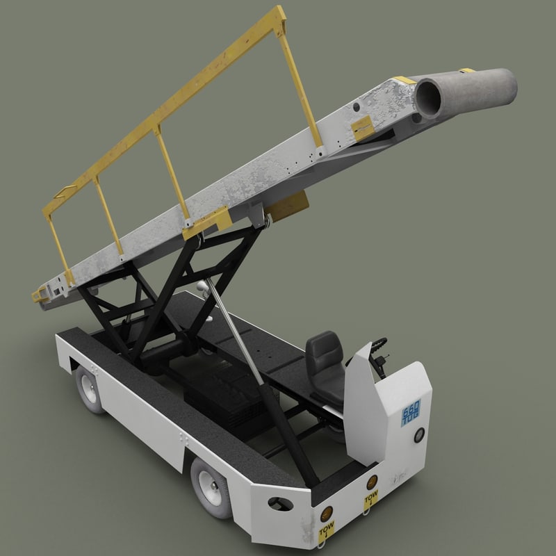 tug 660 beltloader obj