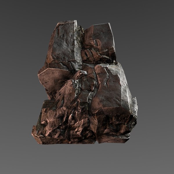3d rock formation model