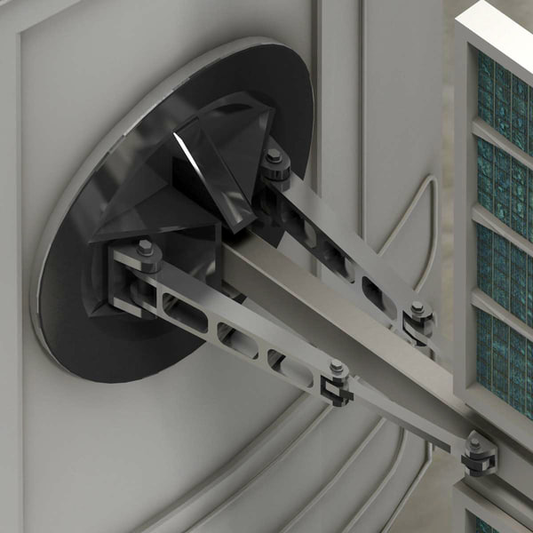 space functional cargo block 3d model