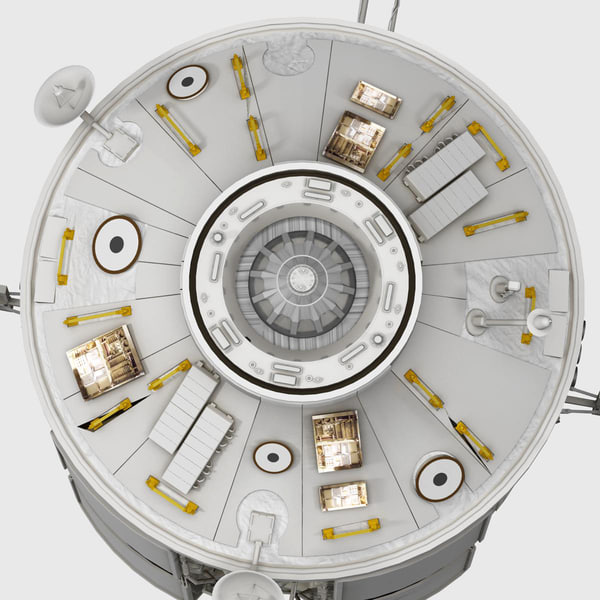 space functional cargo block 3d model