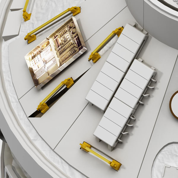 space functional cargo block 3d model