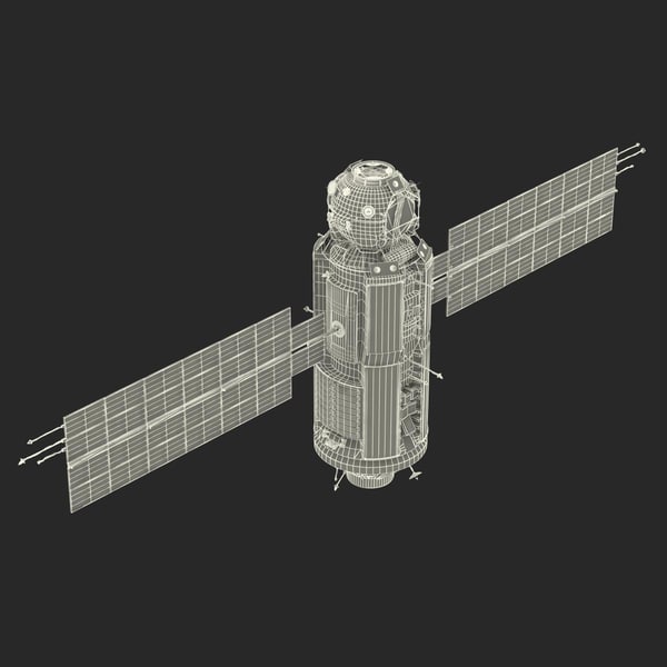 space functional cargo block 3d model