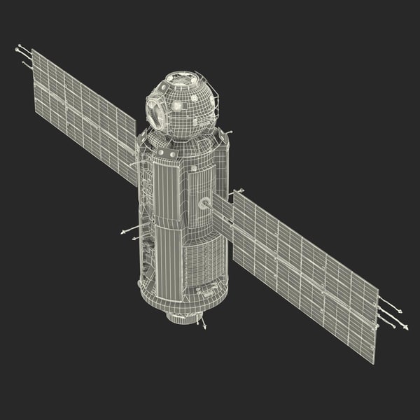 space functional cargo block 3d model