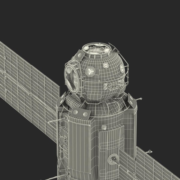space functional cargo block 3d model