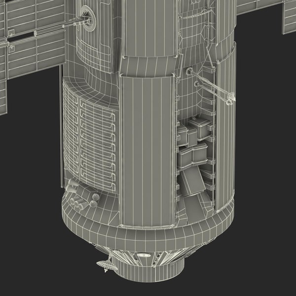 space functional cargo block 3d model