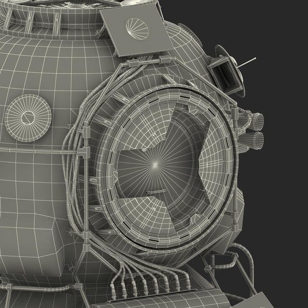 space functional cargo block 3d model