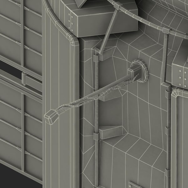 space functional cargo block 3d model