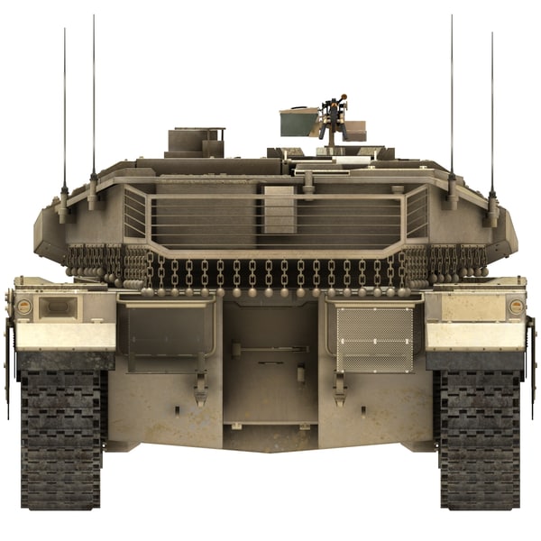 3d model of tank merkava mk4