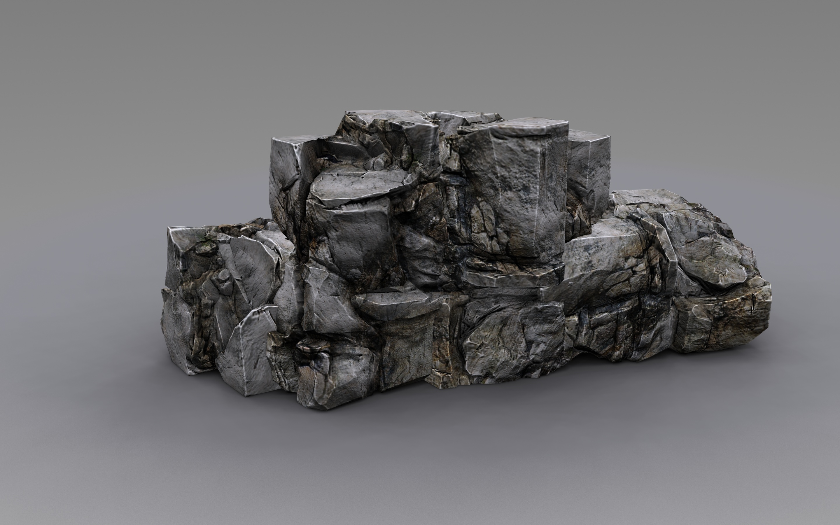 3d rock formation model