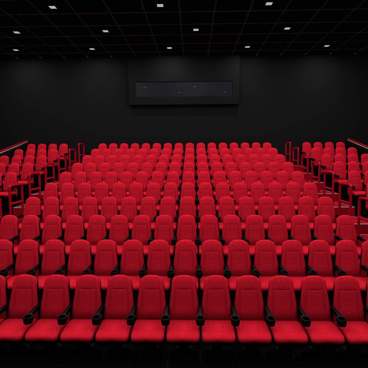 3d model of movie theater