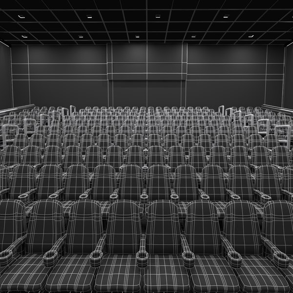3d model of movie theater