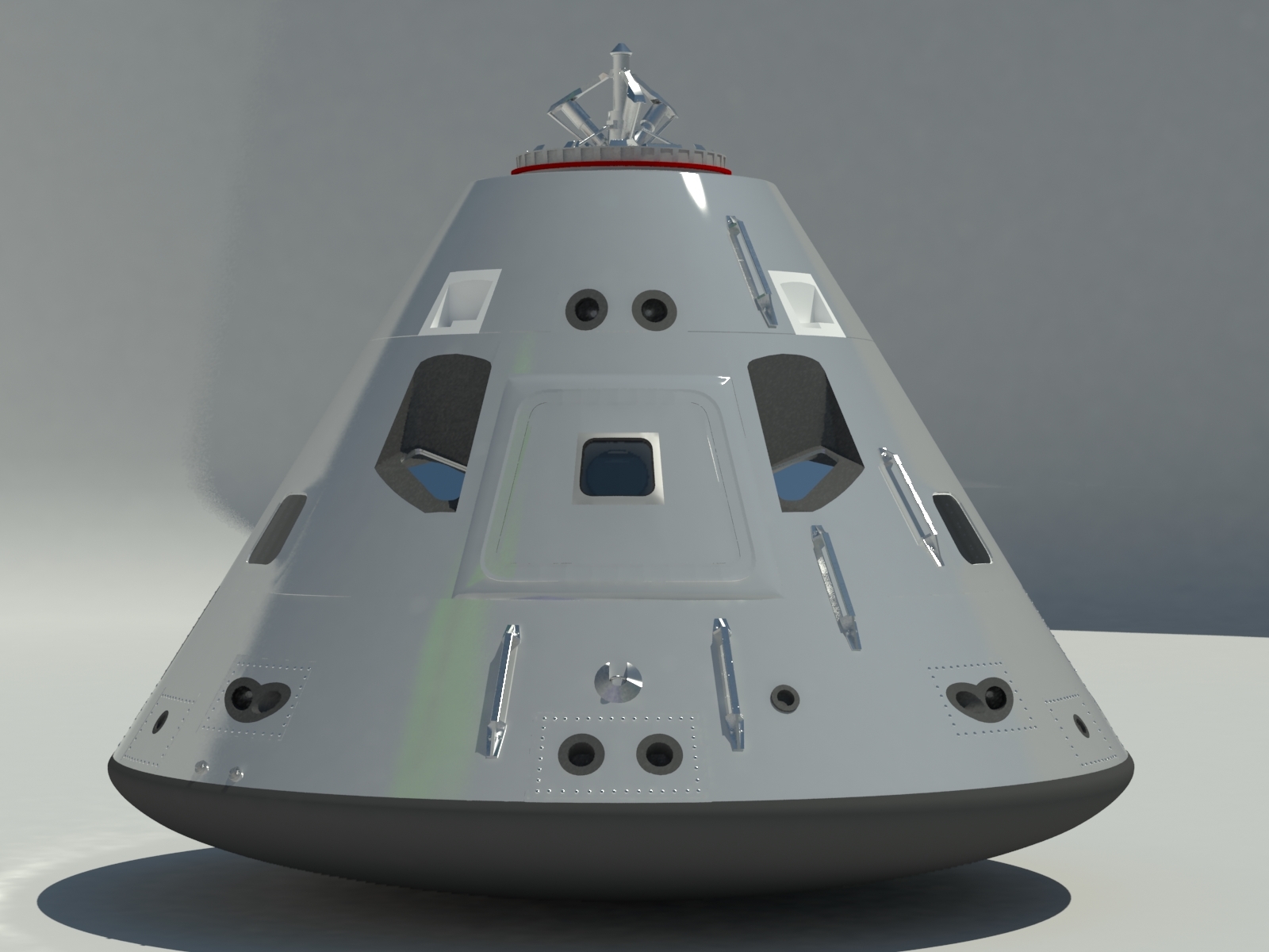 3d Apollo Command Module Model
