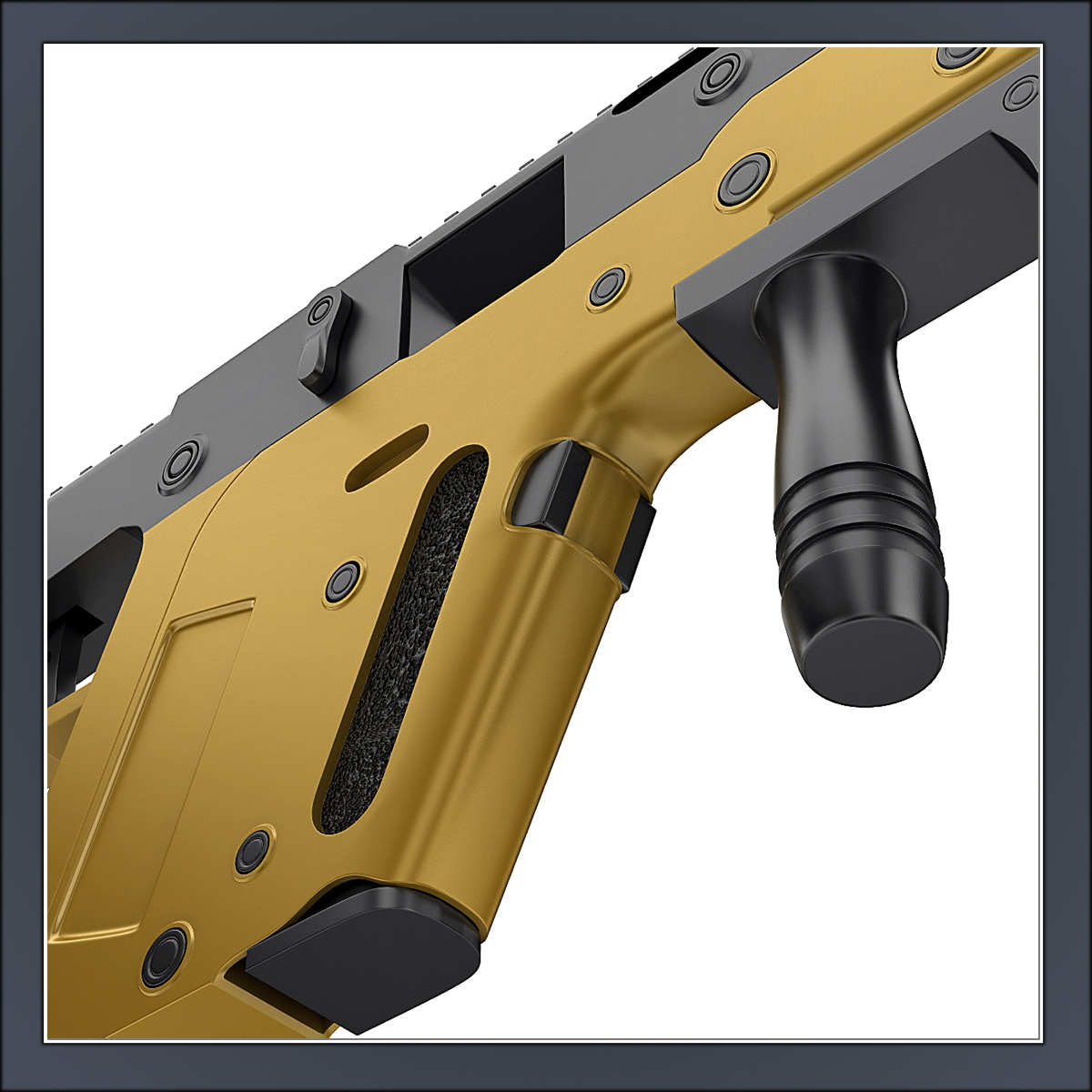 kriss super v submachine gun 3d model