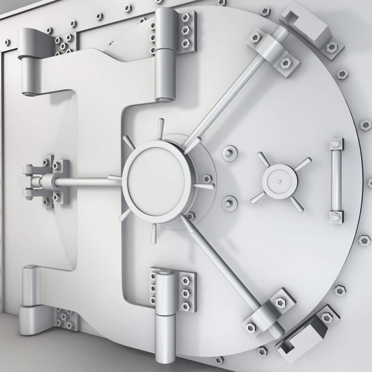 3d model bank vault