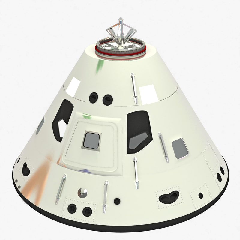 3d apollo command module model