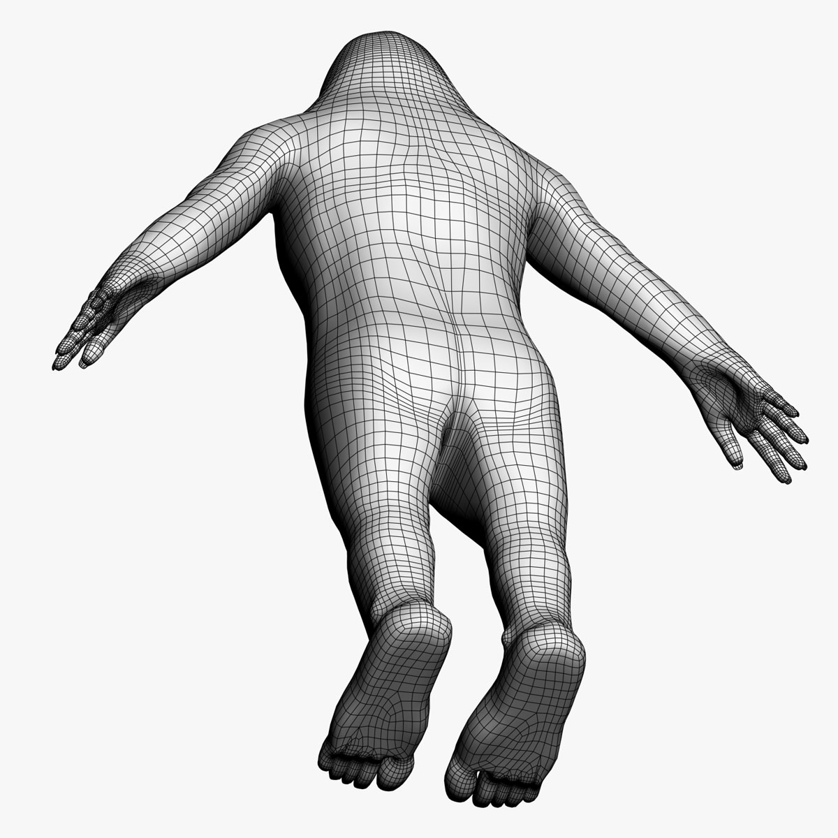 3d model bigfoot big foot