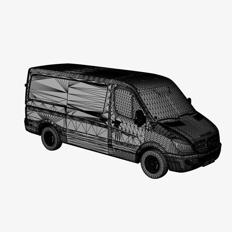 3d sprinter van 2012 model