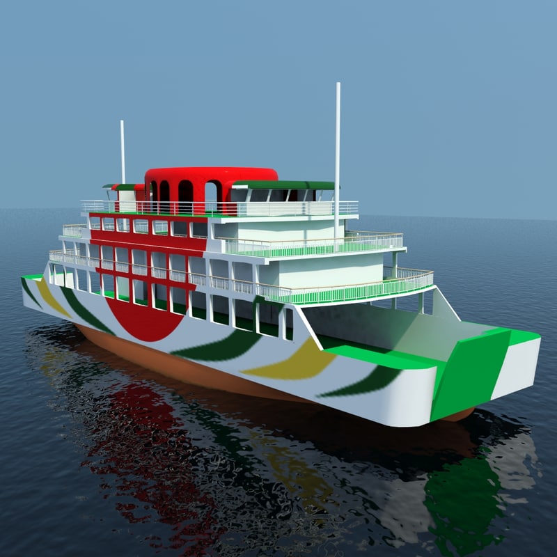 3d model cruise ferries