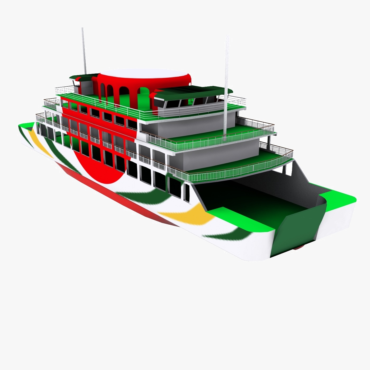 3d model cruise ferries