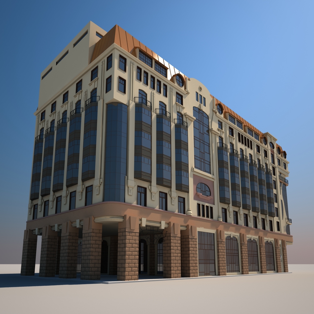 3d model marriott hotel